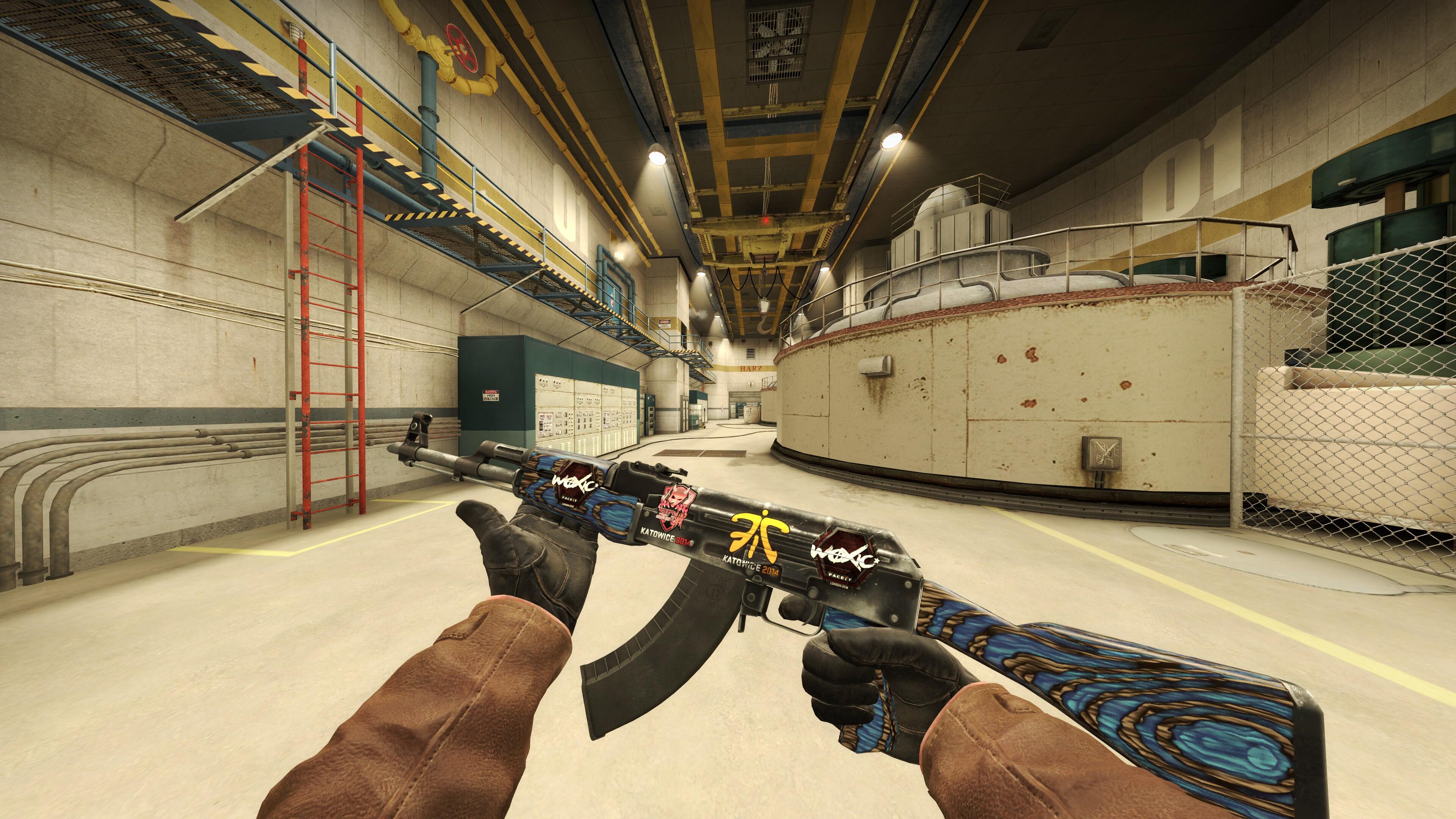 Katowice 2014 Ak 47 Blue Laminate wallpaper — confickerx64 ...
