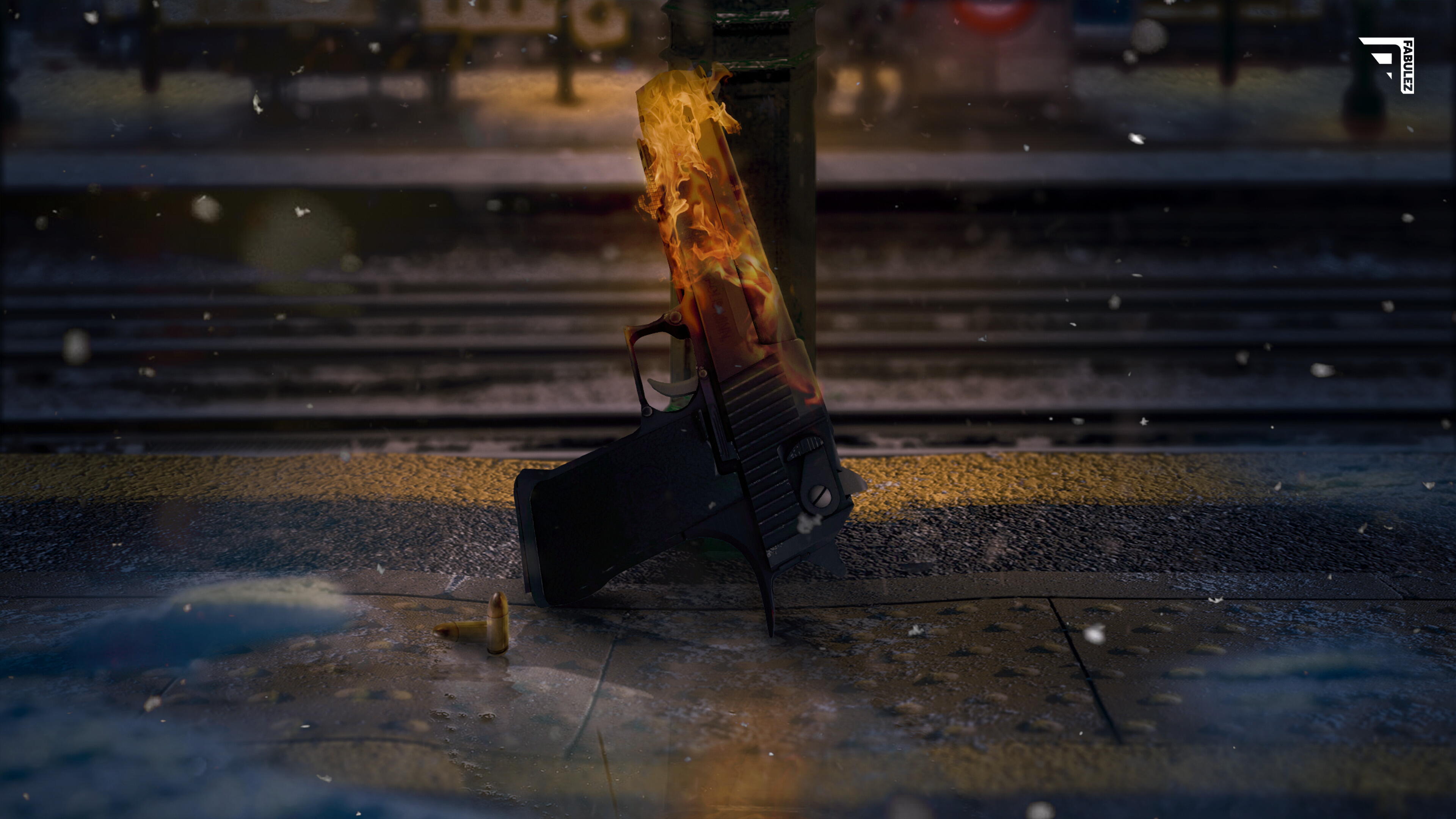 Deagle Blaze wallpaper — @xFabulez | CSGOWallpapers.com