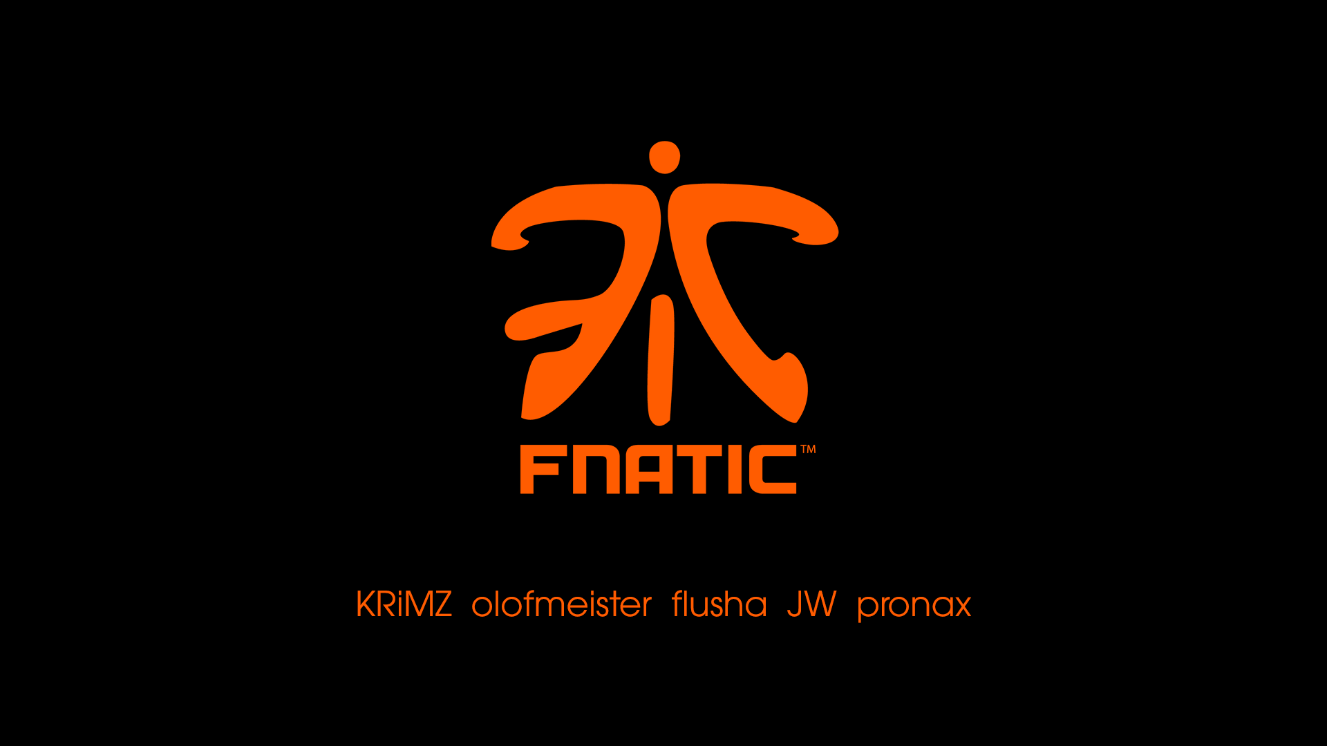 Fnatic black/orange wallpaper — Mossawi | CSGOWallpapers.com