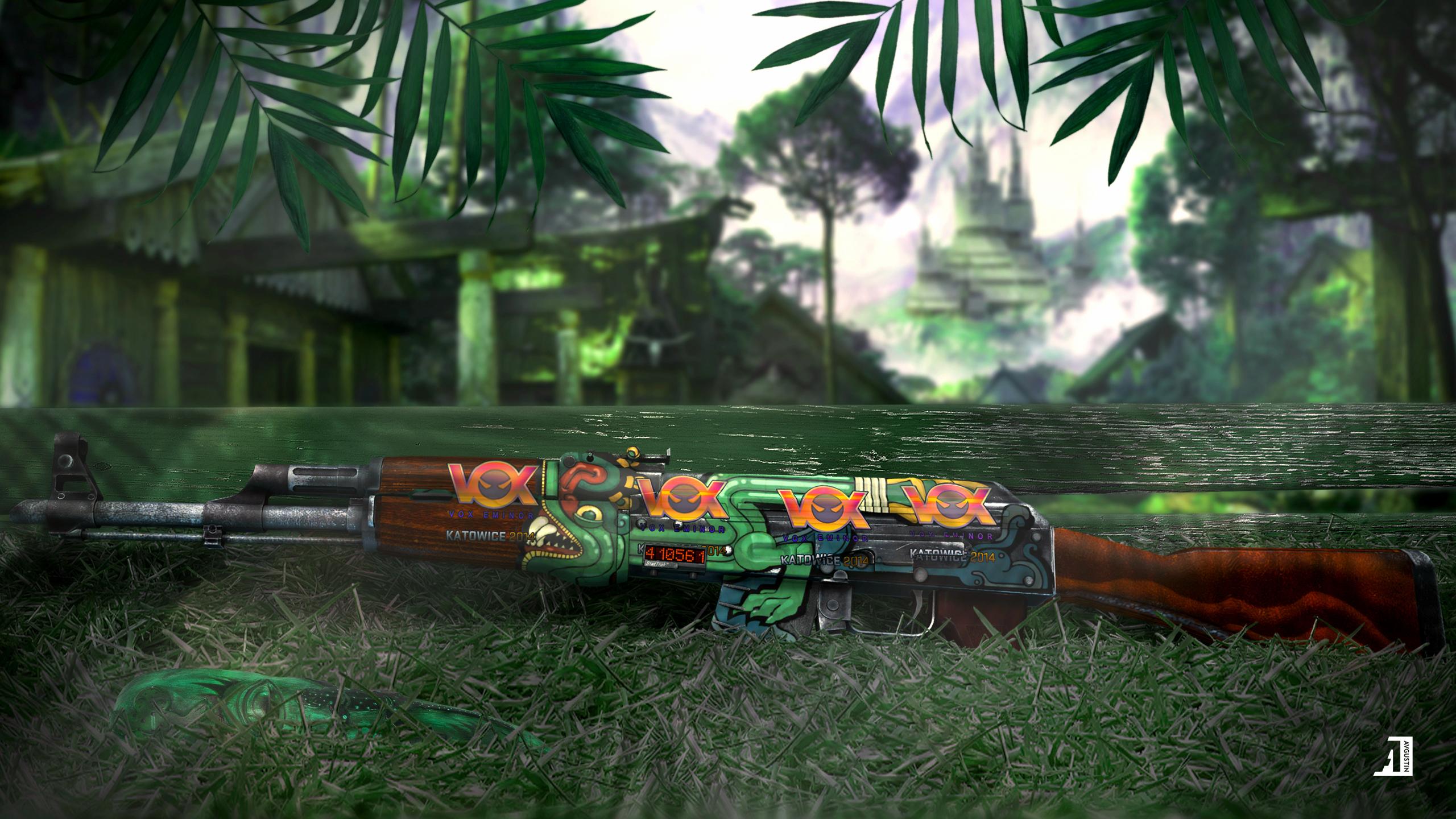 AK-47 | Fire Serpent wallpaper — Avgustin | CSGOWallpapers.com