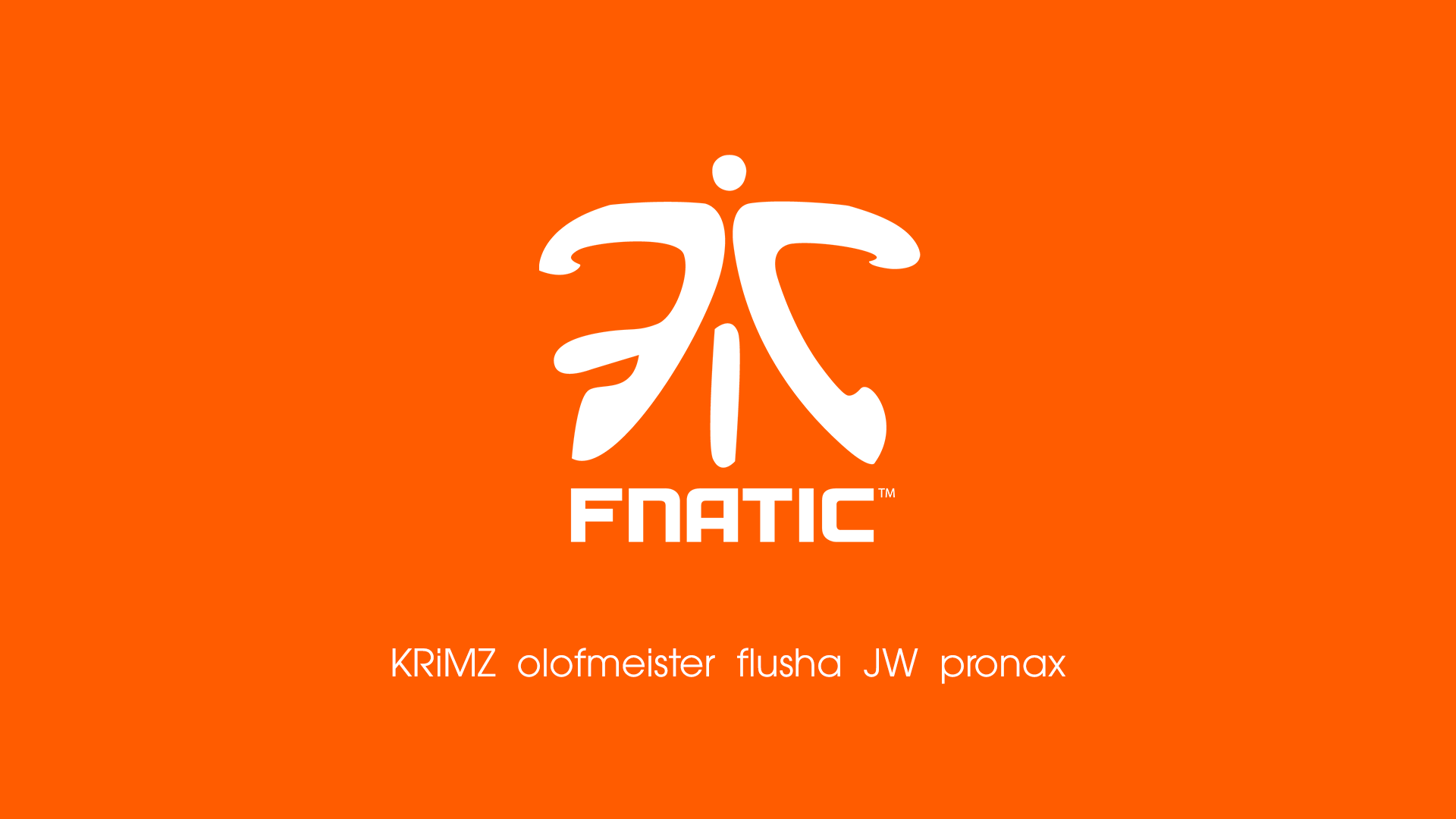 Fnatic orange/white wallpaper — Mossawi | CSGOWallpapers.com