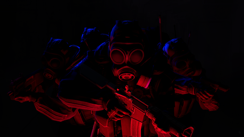 CS2 Counter-Terrorist Red Shade wallpaper — hridoy11 | CSGOWallpapers.com